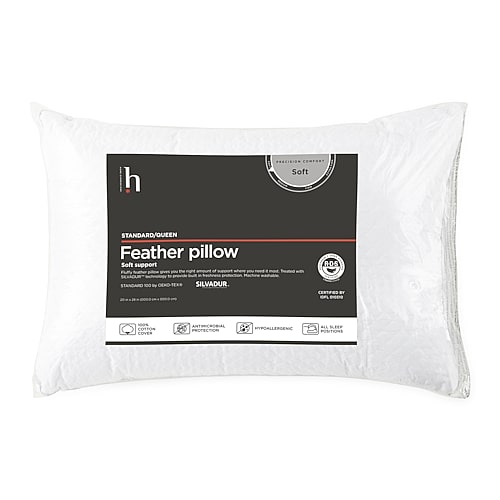Click here for Home Expressions Soft Support Feather Pillow  One... prices