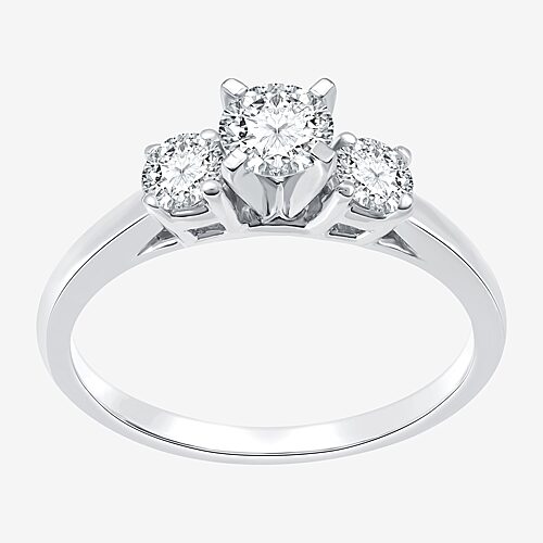 Click here for (H-I / Si2-I1) Womens 3/4 CT. T.W. Lab Grown White... prices