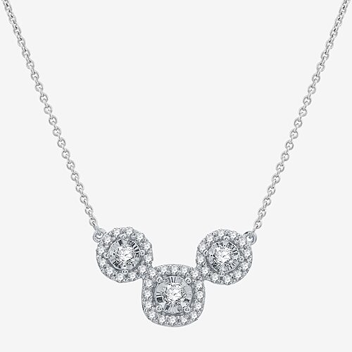 Click here for Womens 1/2 CT. T.W. Lab Grown White Diamond Sterli... prices