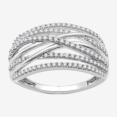 Click here for Womens 1/2 CT. T.W. Lab Grown White Diamond Sterli... prices