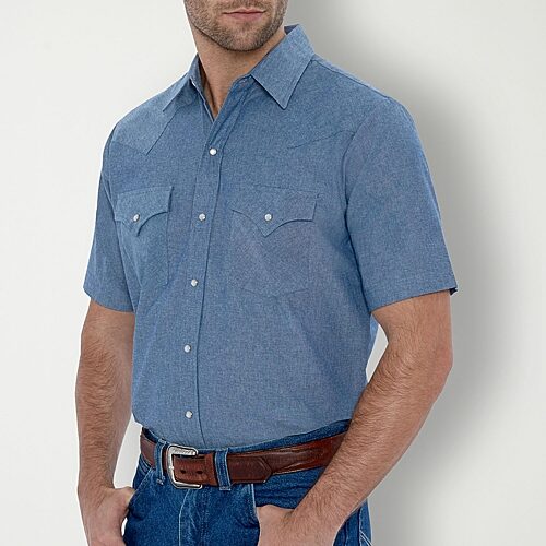 Click here for Ely Cattleman Chambray Shirt-Big & Tall  Large Tal... prices