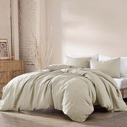 Riverbrook Home Logan Midweight Down Alternative Comforter Set  One Size  Beige