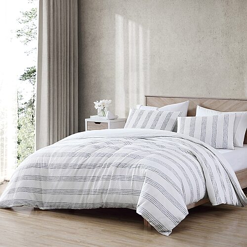 Riverbrook Home Chopra Waffle 4-pc. Midweight Down Alternative Comforter Set  One Size  White