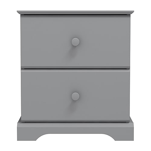 Click here for Campbell 2-Drawer Nightstand  One Size  Gray prices