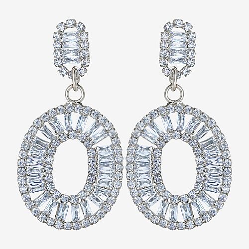Click here for JS Jessica Simpson Silver Tone Womens Cubic Zircon... prices