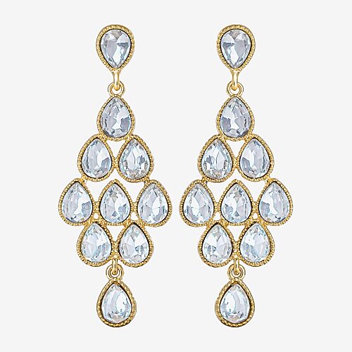 Click here for JS Jessica Simpson Gold Tone Womens Glass Pear Cha... prices