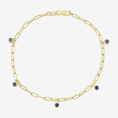 Click here for Womens 14K Gold Over Silver 7.25 Inch Solid Chain... prices