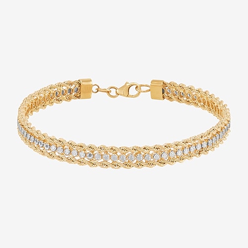Click here for Made in Italy Womens 14K Gold 7.5 Inch Solid Rope... prices