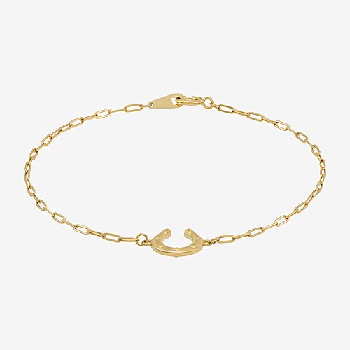 Click here for Gold Addiction Womens 10K Gold 7.25 Inch Solid Pap... prices
