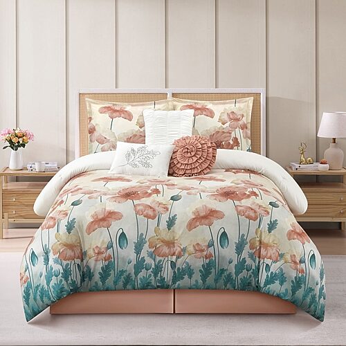 Click here for Stratford Park Jade Floral Comforter Sets prices