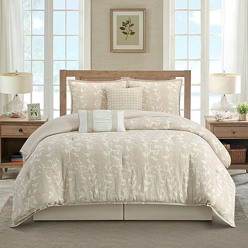 Click here for Stratford Park Dayla Leaves Comforter Set 6-pc. Ea... prices