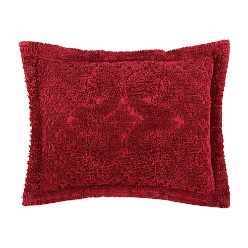 Click here for Better Trends Ashton Standard Sham  One Size  Red prices