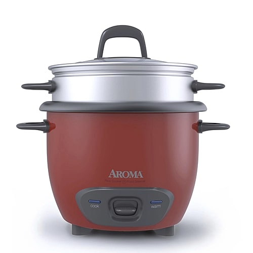 Aroma Arc-743-1NGR 6-Cup Rice Cooker  Red - Red