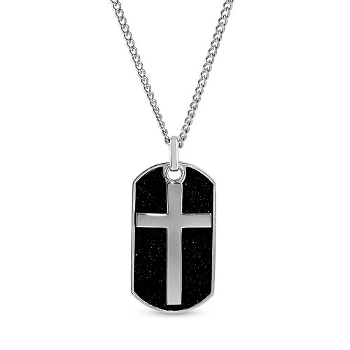 Click here for Mens Stainless Steel Dog Tag 24 Inch Pendant Neckl... prices