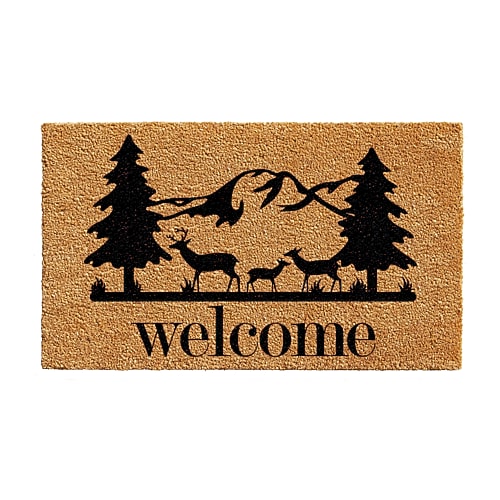 Click here for Calloway Mills Rocky Mountain Welcome Outdoor Rect... prices