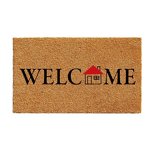 Click here for Calloway Mills Little House Welcome Outdoor Rectan... prices