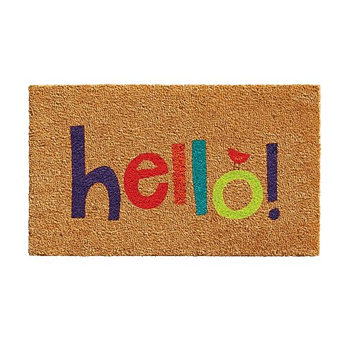 Click here for Calloway Mills Colorful Hello Outdoor Rectangular... prices