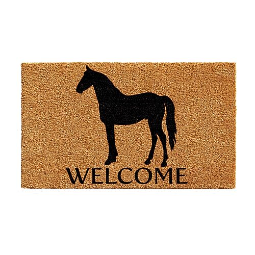 Click here for Calloway Mills Horse Welcome Outdoor Rectangular D... prices