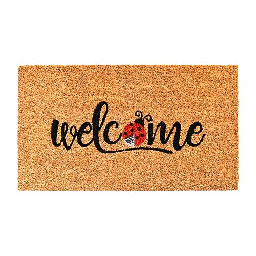 Click here for Calloway Mills Welcome Ladybug Outdoor Rectangular... prices