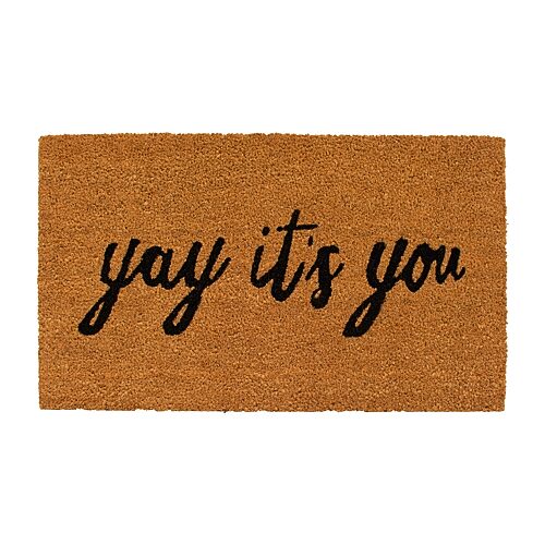 Click here for Yay Its You Rectangular Outdoor Doormat  One Size... prices