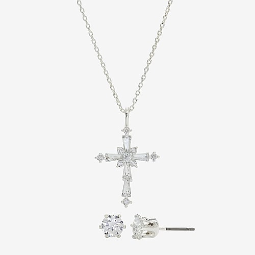 Click here for Sparkle Allure Womens Cubic Zirconia Pure Silver O... prices