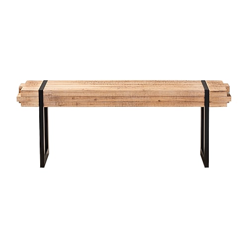 Click here for Henson Rustic Bench  One Size  Brown prices