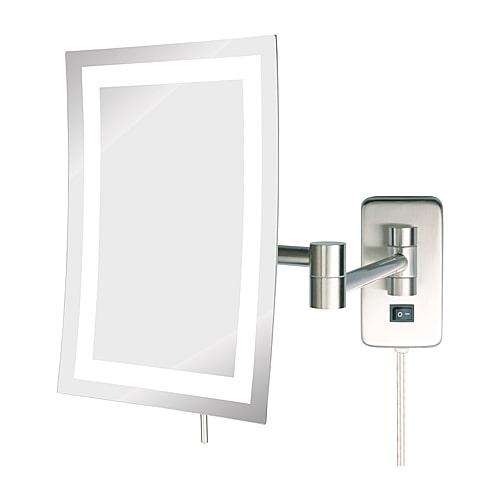 Click here for Jerdon LED Lighted Mirror  One Size  Gray prices