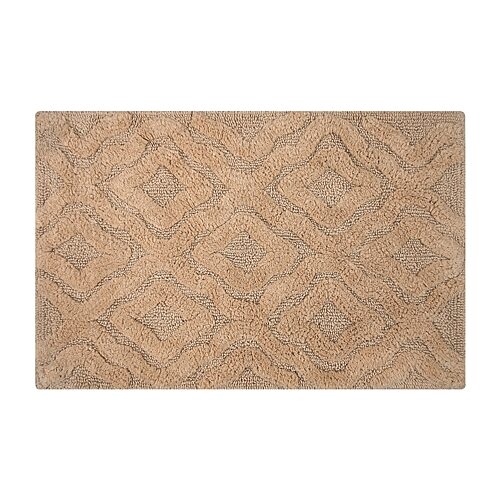 Click here for Knightsbridge Link Bath Rug  One Size  White prices