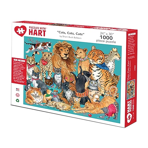 Click here for Hart Puzzles Cats  Cats  Cats By Sherri Buck Baldw... prices
