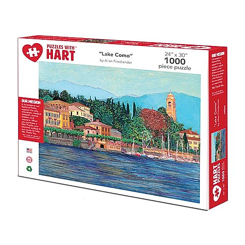 Click here for Hart Puzzles Lake Como by Allan Friedlander  24 x... prices