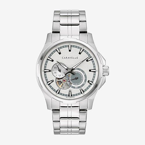 Click here for Caravelle Mens Automatic Stainless Steel Bracelet... prices