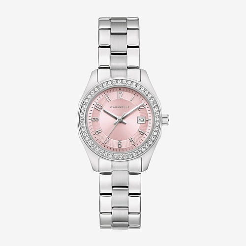 Click here for Caravelle Womens Stainless Steel Bracelet Watch 28... prices