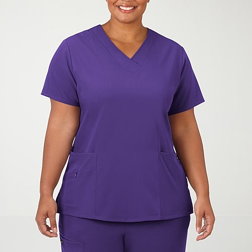 Click here for Jockey 2206 Womens Plus V Neck Short Sleeve Scrub... prices