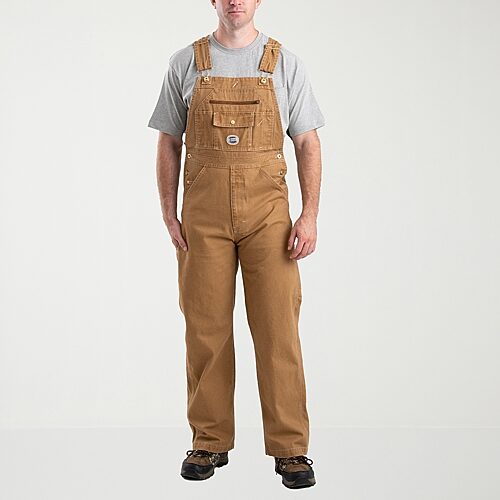 Click here for Berne Vintage Washed Duck Bib Mens Workwear Overal... prices