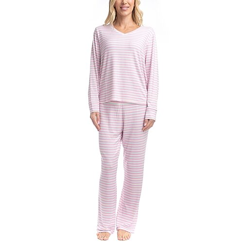 Click here for Goodnight Kiss Max and Relax Pant Set - Pink Strip prices
