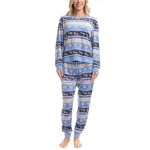Click here for Muk Luks Mountain Vibes Pj Set - Snow Reindeer prices