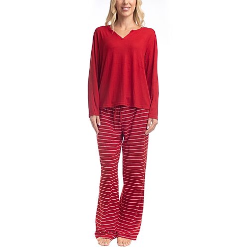 Click here for Goodnight Kiss Holiday Pop Up Pj Set - Red/stripe prices