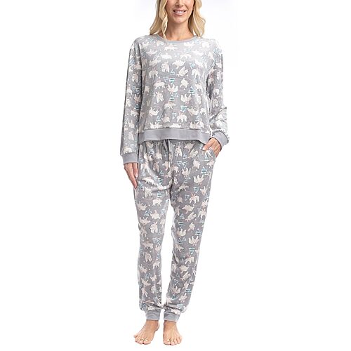 Click here for Muk Luks Mountain Vibes Pj Set - Bear Crawl prices