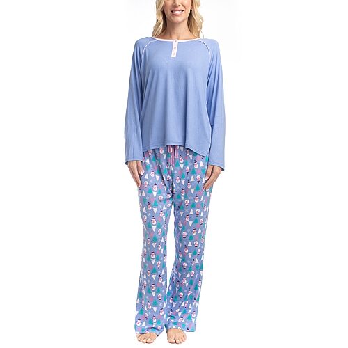 Click here for Womens Goodnight Kiss Cherry & Merry Snowman Henle... prices