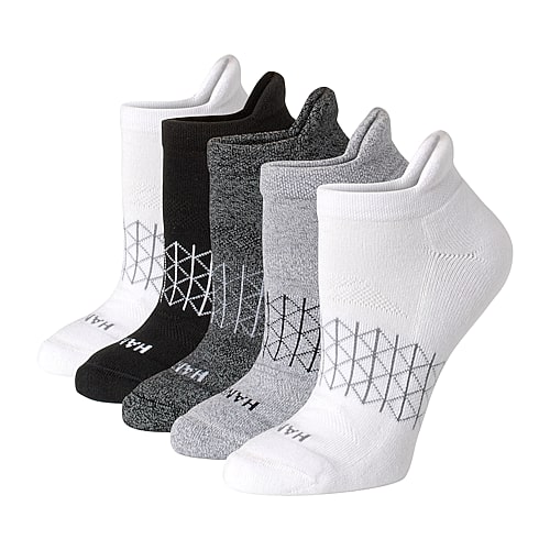 Click here for Hanes Absolute Active Heel Tab Womens 5 Pair No Sh... prices