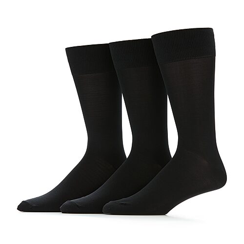 Click here for Stafford Microfiber Mens 3 Pair Big and Tall Crew... prices