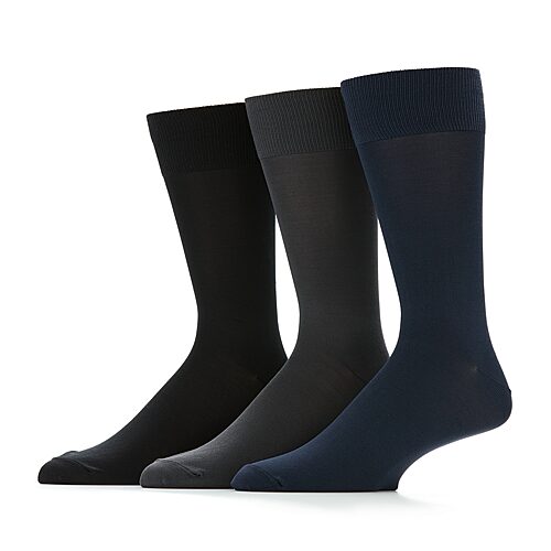Click here for Stafford Microfiber Mens 3 Pair Big and Tall Crew... prices