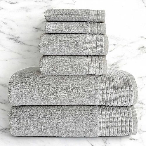 Click here for Bedvoyage 6-pc. Bath Towel Set  One Size  Gray prices
