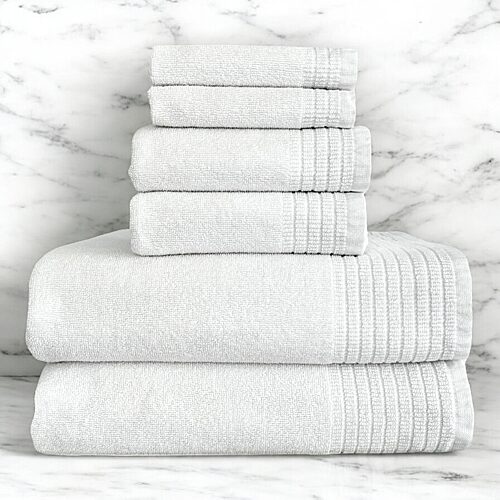 Click here for Bedvoyage 6-pc. Bath Towel Set  One Size  White prices