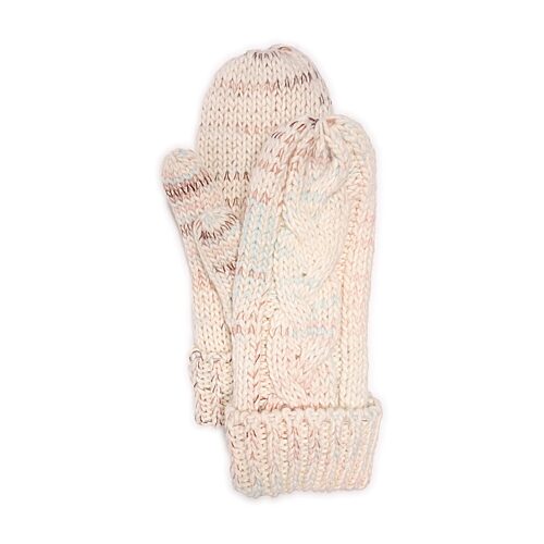 Click here for Muk Luks Womens Color block Stripe Cable Mittens -... prices