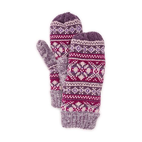 Click here for Muk Luks Mittens  One Size  Purple prices