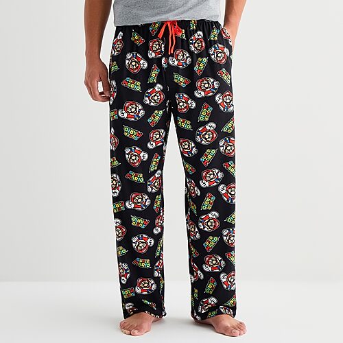Click here for Mens Super Mario Pajama Pants  Medium  Black prices