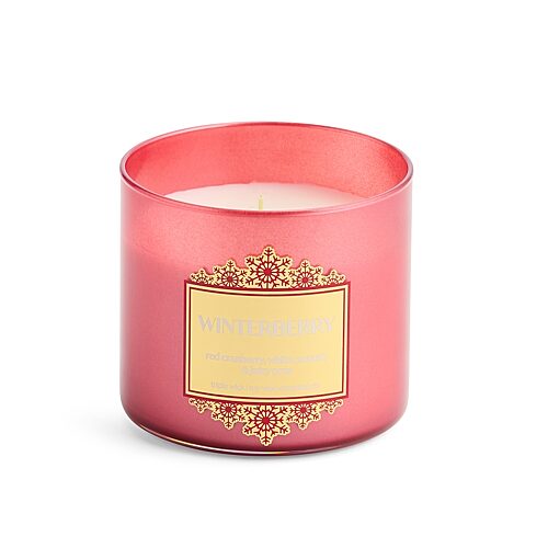 Click here for Distant Lands Winterberry 3-Wick Scented Jar Candl... prices