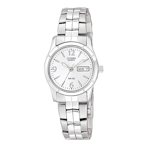 Click here for Citizen Womens White Dial Stainless Steel Bracelet... prices