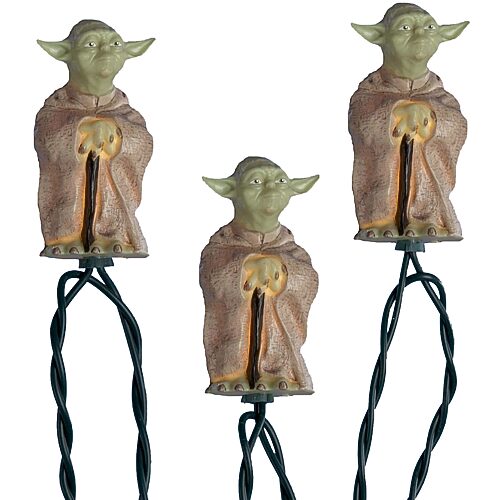 Click here for Kurt Adler Star Wars Yoda Light Set  One Size  Gre... prices
